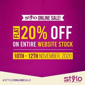 Stylo Shoes Online Sale! flat 20% discount on ENTIRE WEBSITE STOCK from ...